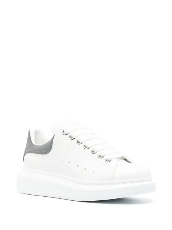 Alexander McQueen Leather Sneakers - White