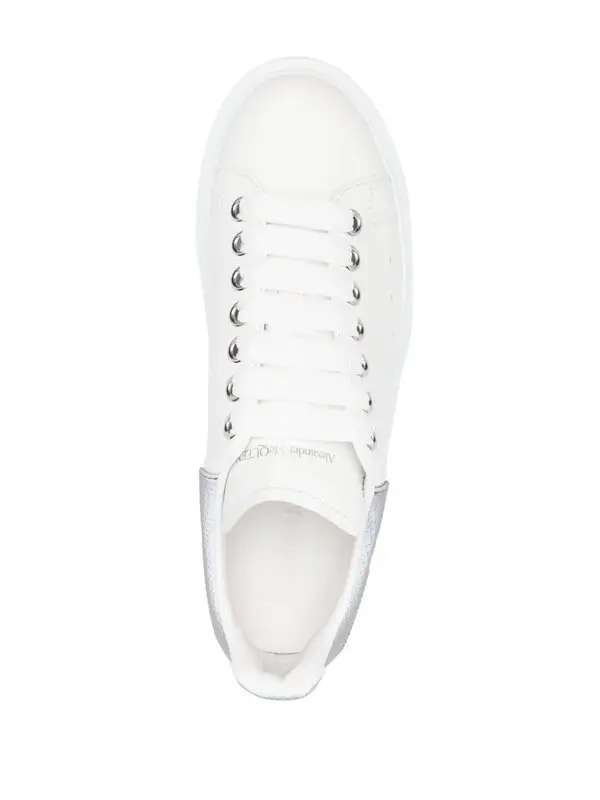 Alexander McQueen Leather Sneakers - White