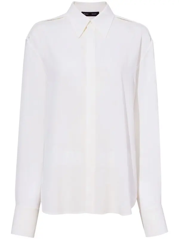 Proenza Schouler Maya Textured Shirt