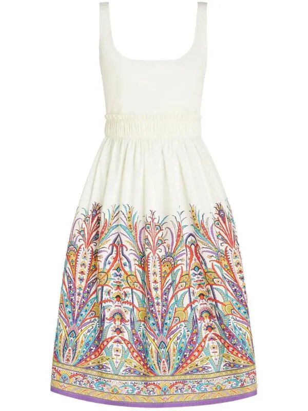 Etro Printed Midi Dress