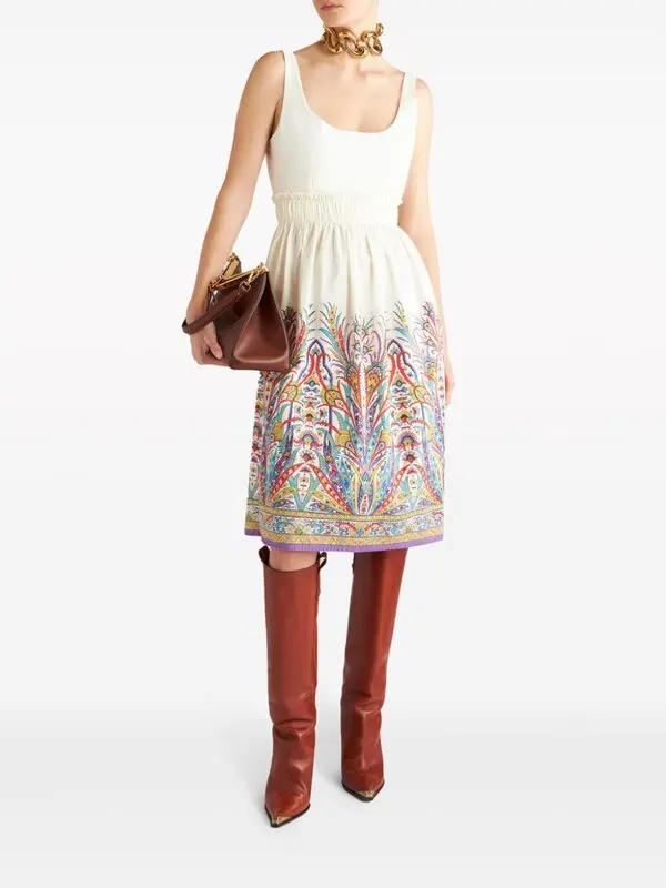 Etro Printed Midi Dress