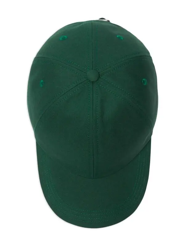 Burberry Equestrian Knight Cotton Cap - Green