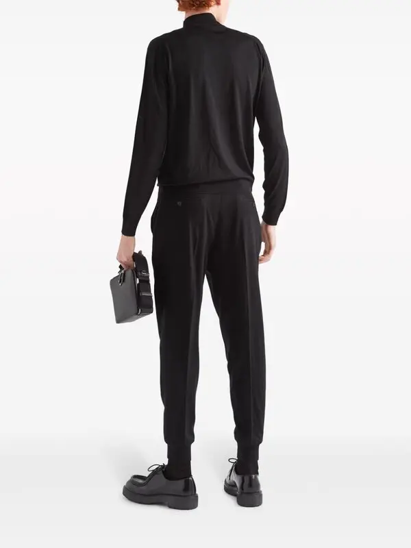 Prada Tapered Wool Trousers