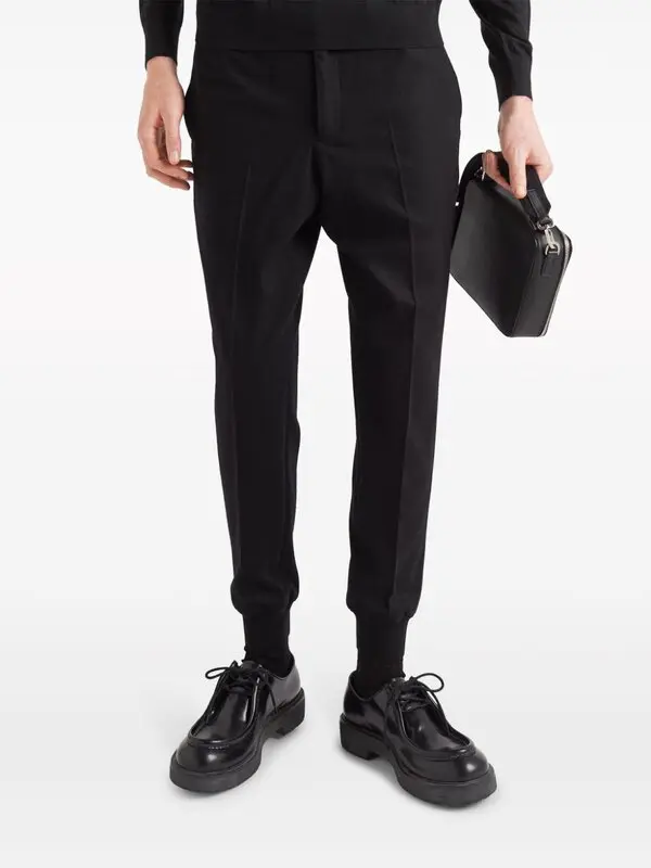 Prada Tapered Wool Trousers