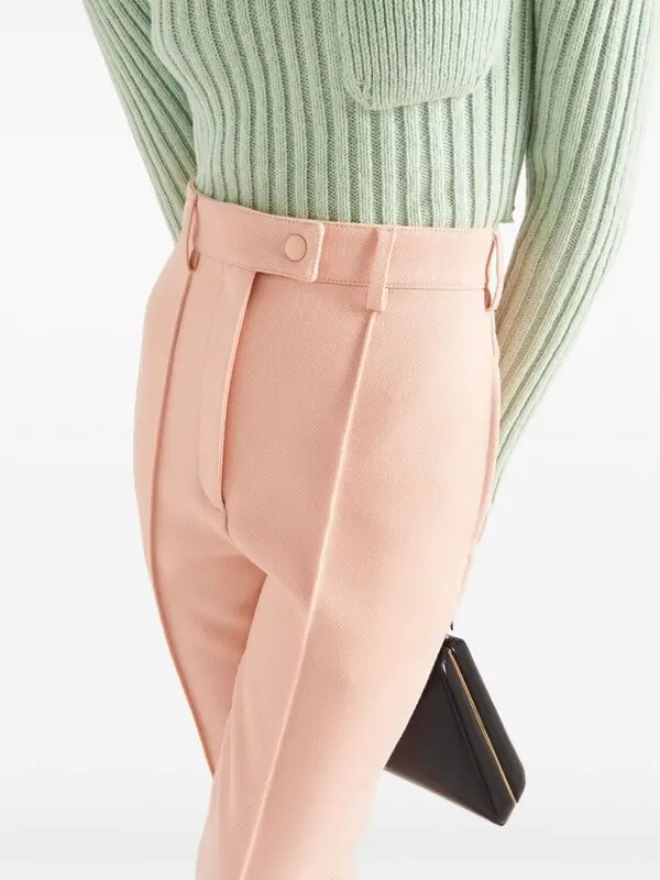 Prada High-rise Natté Trousers