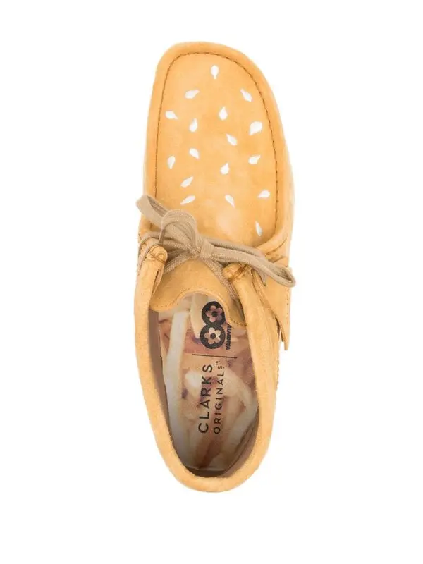 Clarks X Vandy The Pink Wallabee Leather Boots - Brown