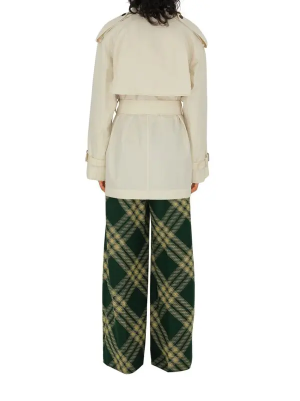 Burberry Short Belted Trench Coat