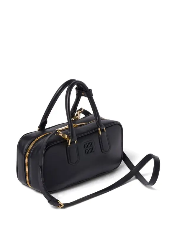 Miu Miu Mini Arcadie Tote Bag - Black