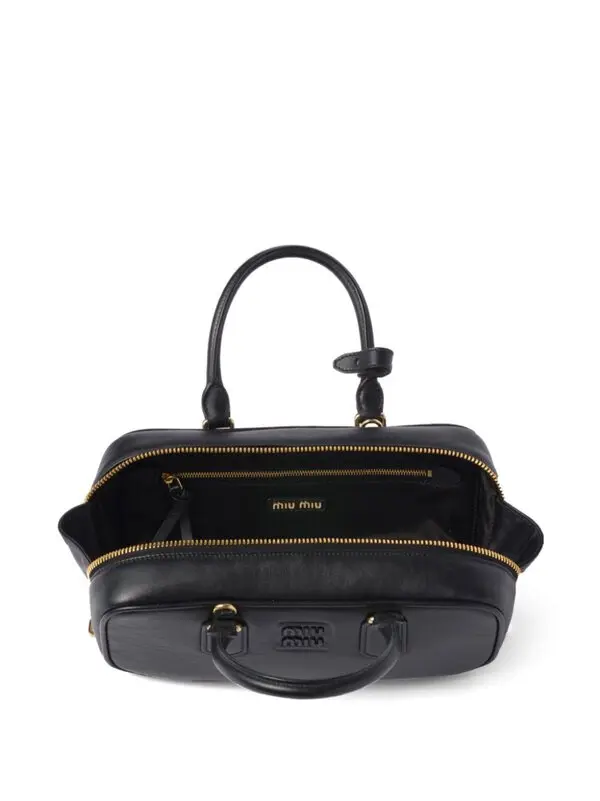 Miu Miu Mini Arcadie Tote Bag - Black