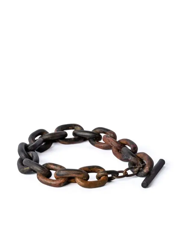 PARTS OF FOUR Toggle Chain Bracelet - Black