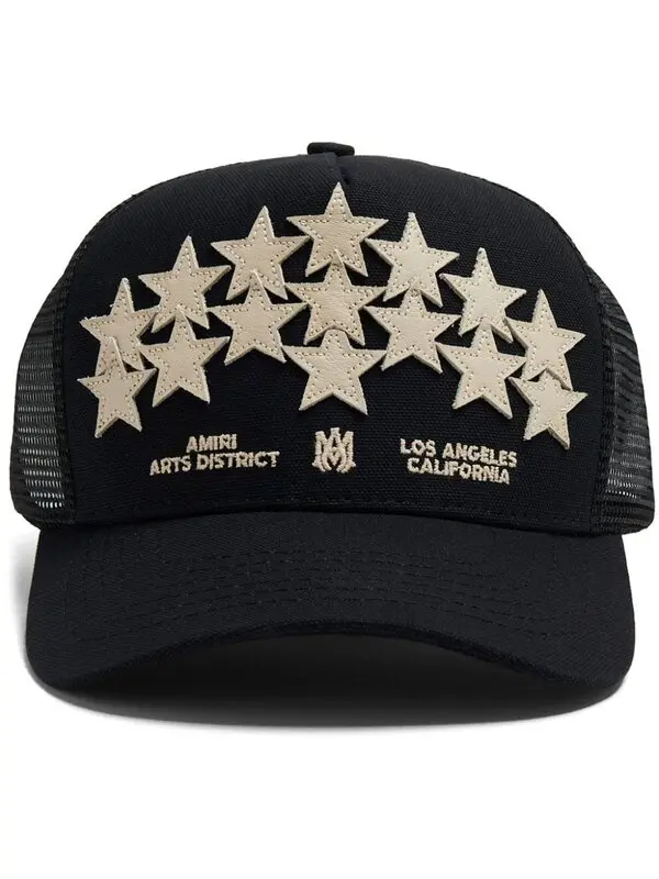 Amiri Star-Appliqué Baseball Cap - Black | Editorialist