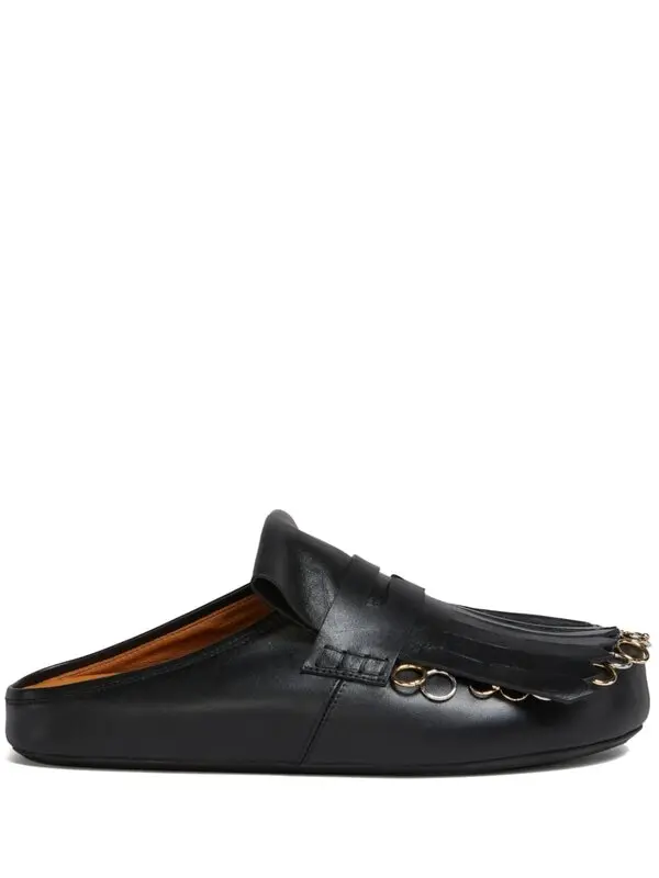 Marni Fringed Leather Sandals