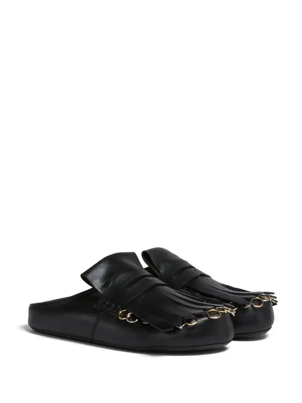 Marni Fringed Leather Sandals