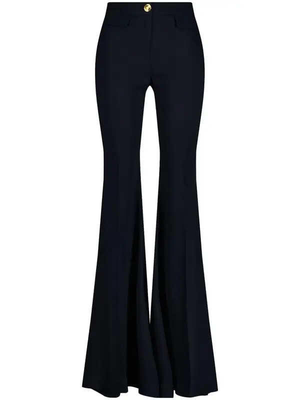 Giambattista Valli Crepe Flared Trousers