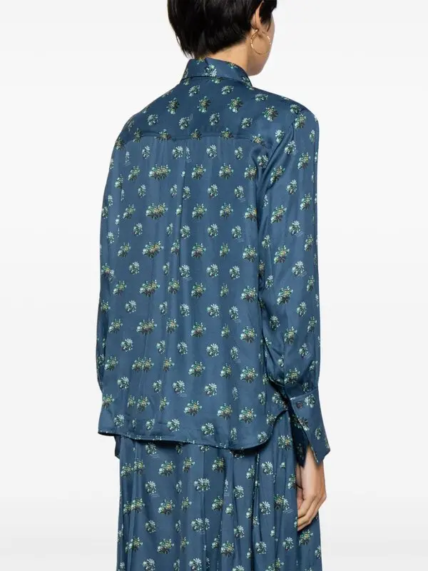 Maison Kitsuné Floral Print Shirt