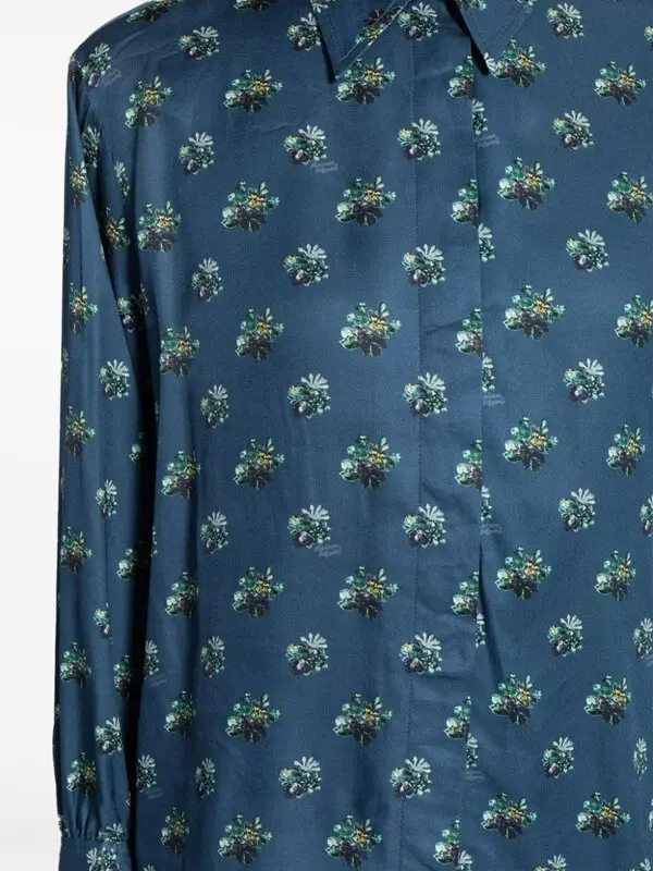 Maison Kitsuné Floral Print Shirt