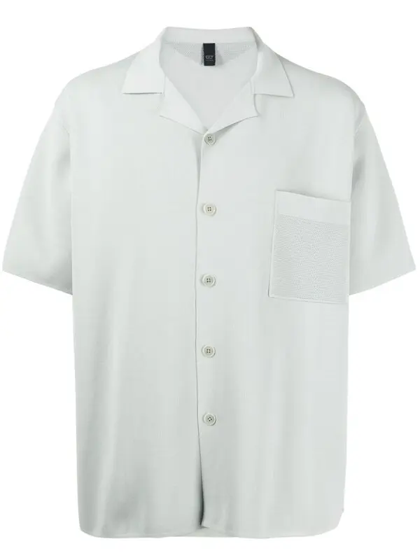 ALPHA TAURI Patch-pocket Button-up Shirt - Green