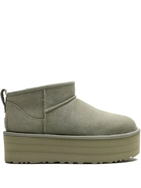 UGG Classic Ultra Mini Platform Boots - Green