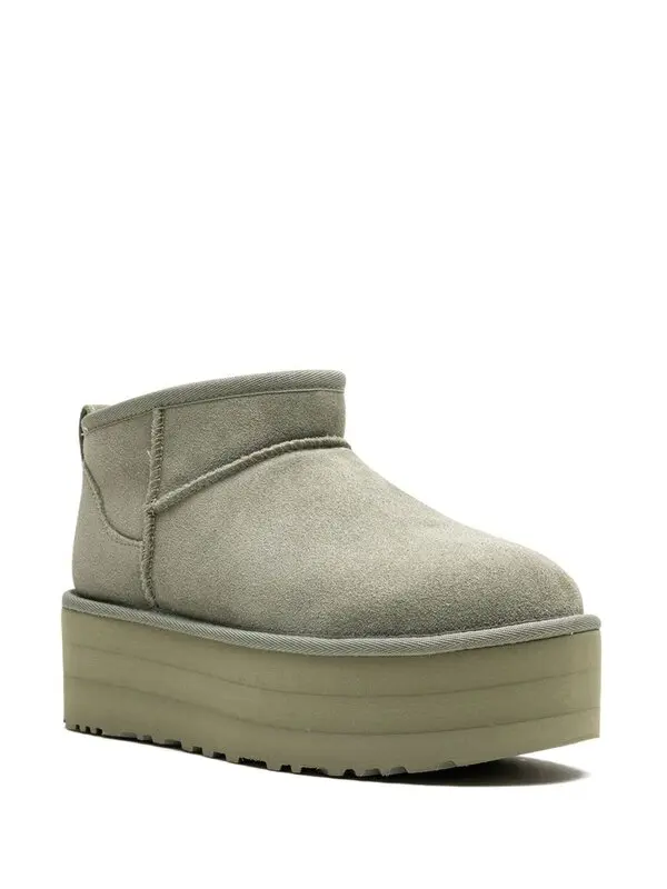 UGG Classic Ultra Mini Platform Boots - Green