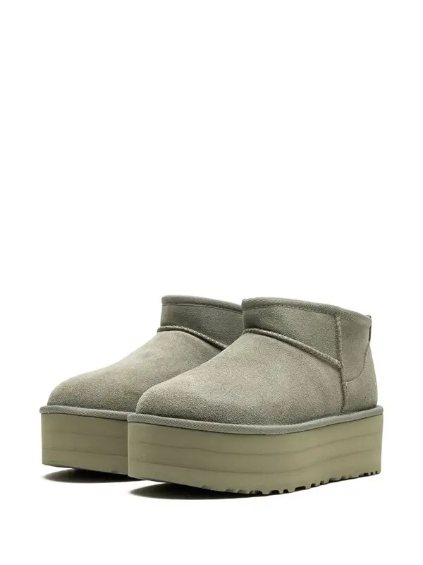 UGG Classic Ultra Mini Platform Boots - Green