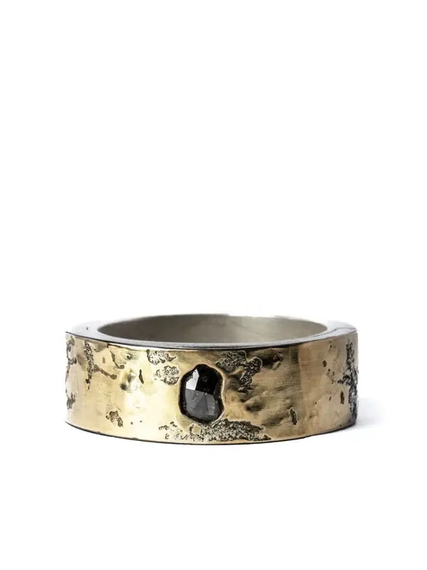PARTS OF FOUR 18kt Yellow Sistema Rough Diamond Ring
