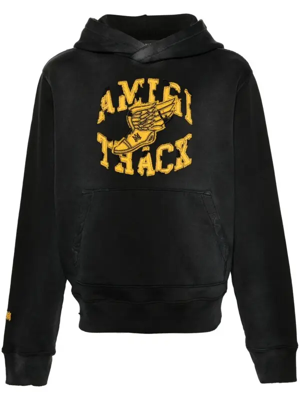 Amiri Track Patch-embellished Hoodie