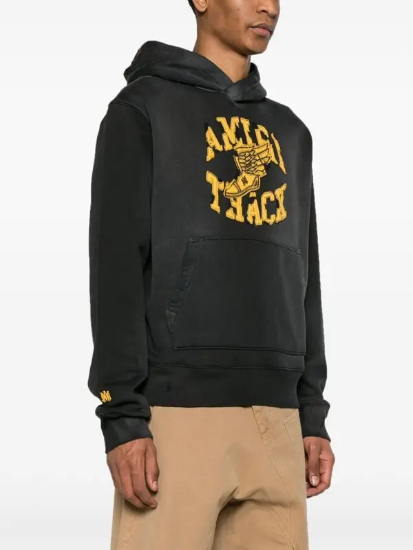Amiri Track Patch-embellished Hoodie