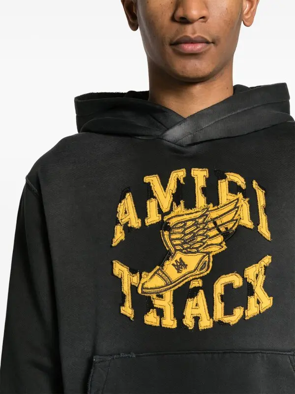Amiri Track Patch-embellished Hoodie