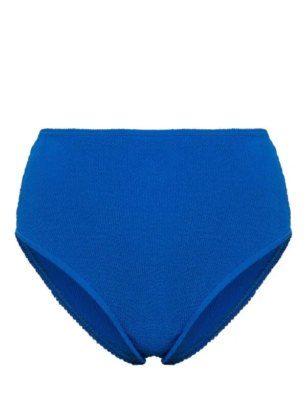 Bond Eye Palmer Seersucker Bikini Bottom - Blue