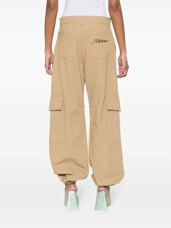 Moschino Embroidered Palazzo Pants