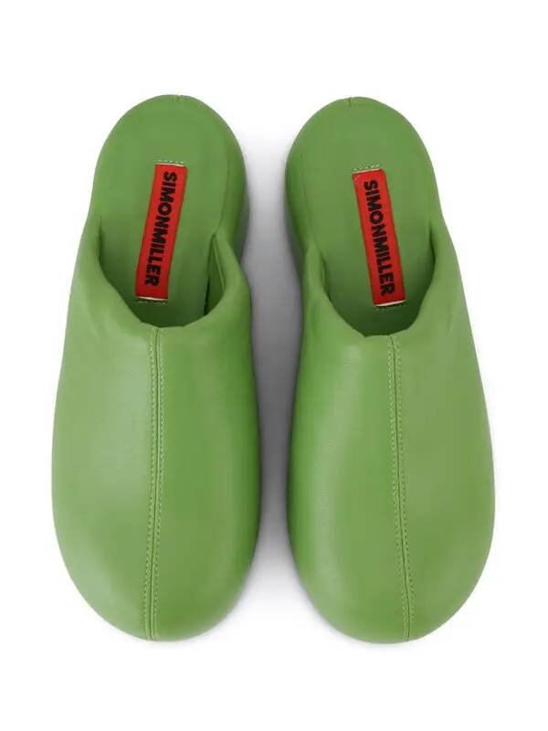 SIMONMILLER Bubble 60mm Platform Mules - Green