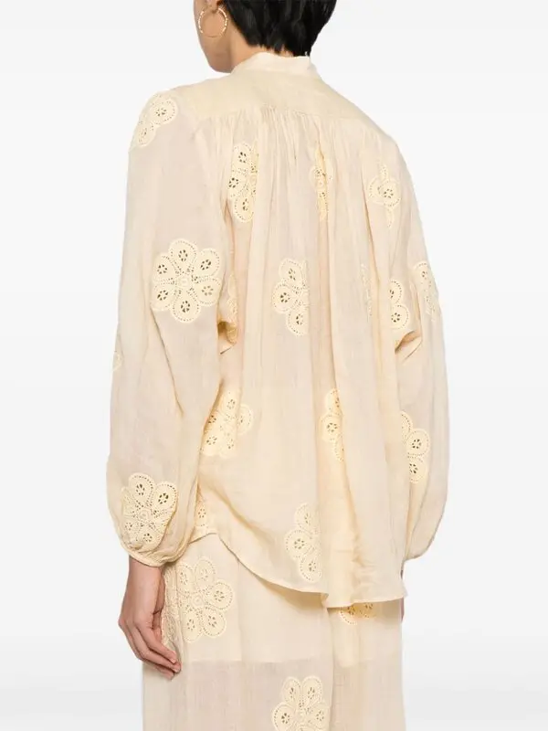 Zimmermann Acadian Floral Embroidered Blouse