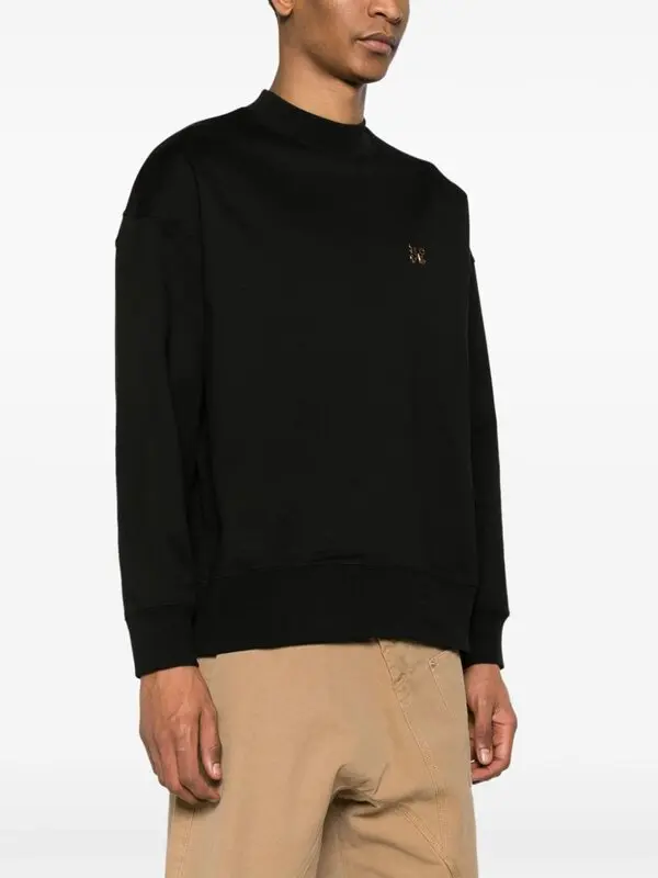 Palm Angels Logo-plaque Cotton Sweatshirt