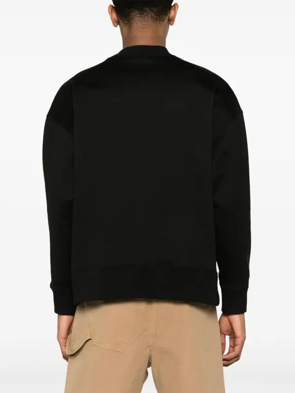 Palm Angels Logo-plaque Cotton Sweatshirt