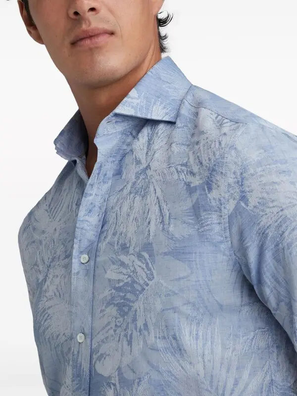 Brunello Cucinelli Palm Springs-jacquard Shirt