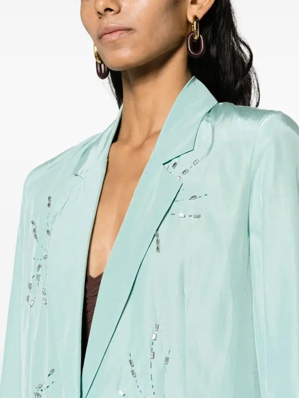 FORTE_FORTE Rhinestone-embellished Blazer