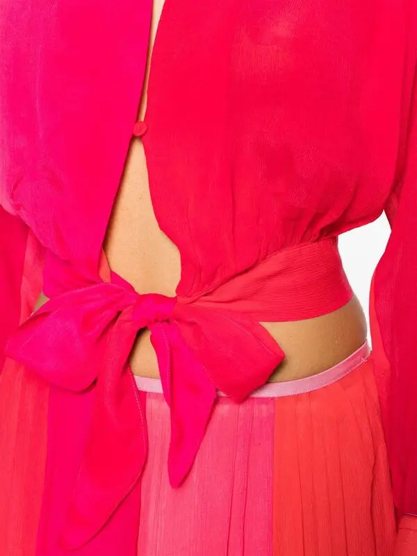 FORTE_FORTE Tie-fastening Silk Blouse