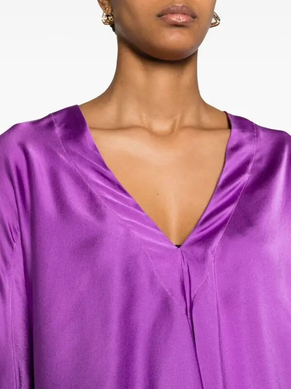 FORTE_FORTE V-neck Blouse