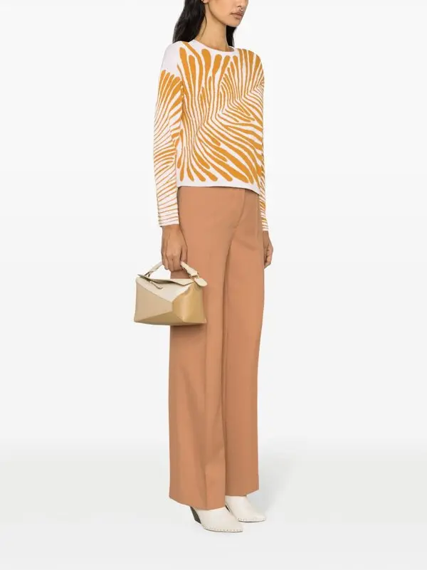 FORTE_FORTE Patterned Jacquard Jumper