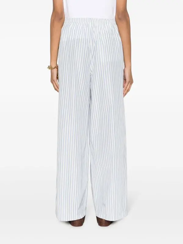 FORTE_FORTE Wide-leg Striped Trousers