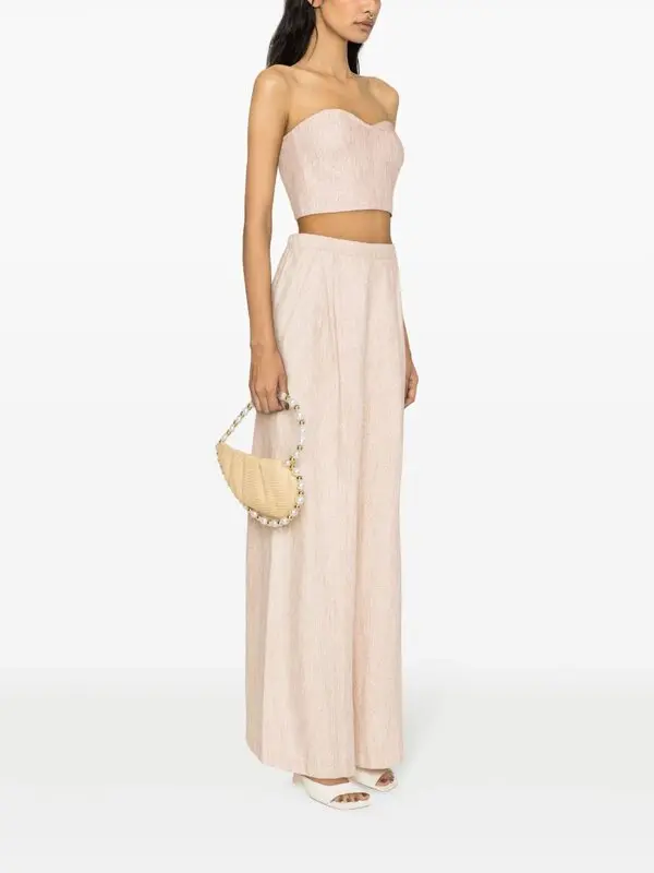 FORTE_FORTE Strapless Bustier Crop Top