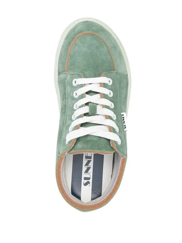 Sunnei Dreamy Suede Sneakers - Green
