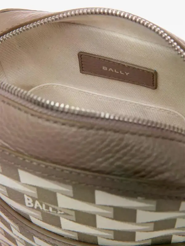 Bally Logo-print Zipped Messenger Bag