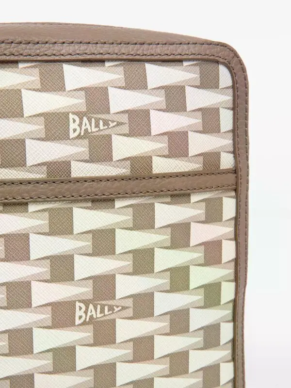 Bally Logo-print Zipped Messenger Bag