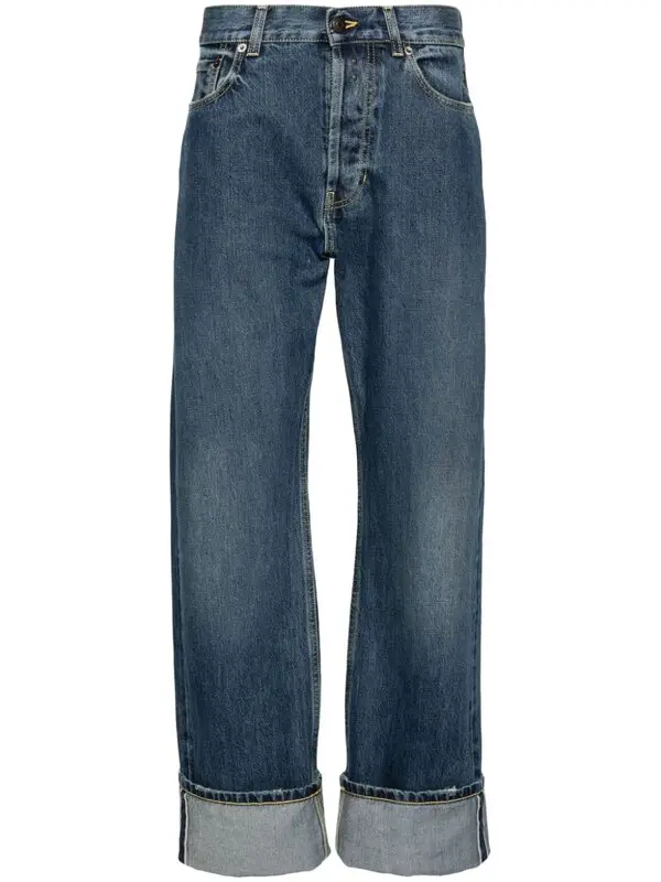 Alexander McQueen Turn-up Straight-leg Jeans