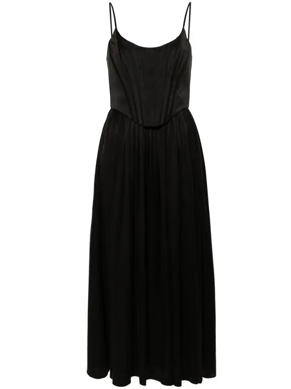 Zimmermann Corset Silk Midi Dress