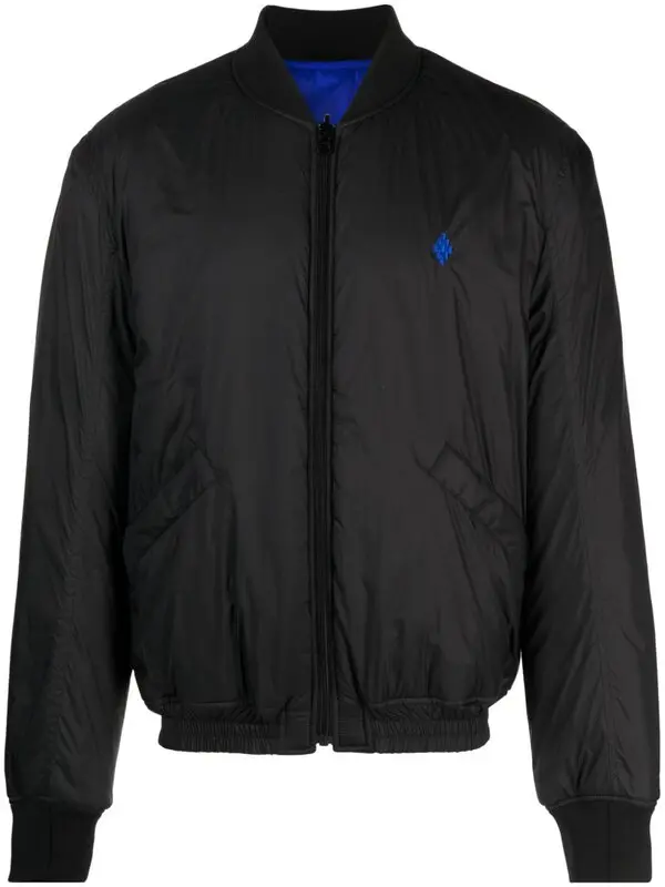 COUNTY OF MILAN Marcelo Burlon Logo-print Reversible Bomber Jacket