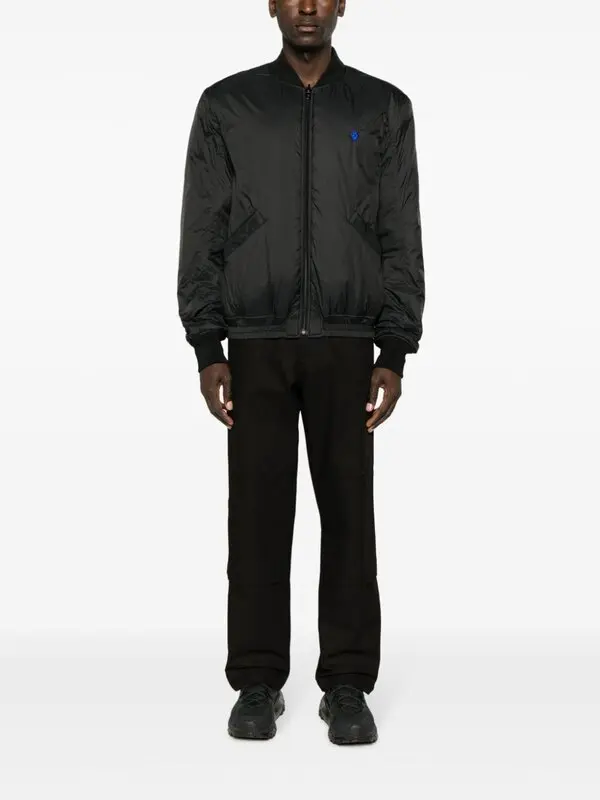 COUNTY OF MILAN Marcelo Burlon Logo-print Reversible Bomber Jacket