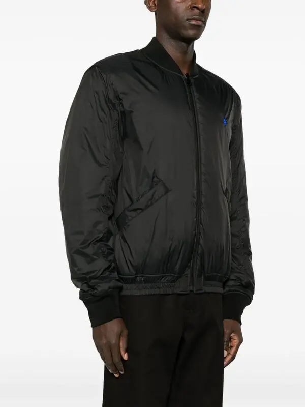 COUNTY OF MILAN Marcelo Burlon Logo-print Reversible Bomber Jacket