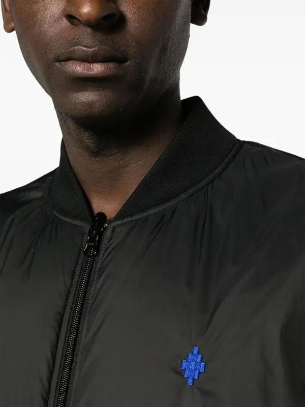 COUNTY OF MILAN Marcelo Burlon Logo-print Reversible Bomber Jacket